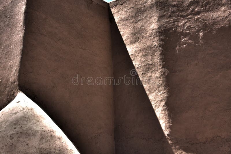 Brown walls stock photo. Image of america, facade, massive - 200078742