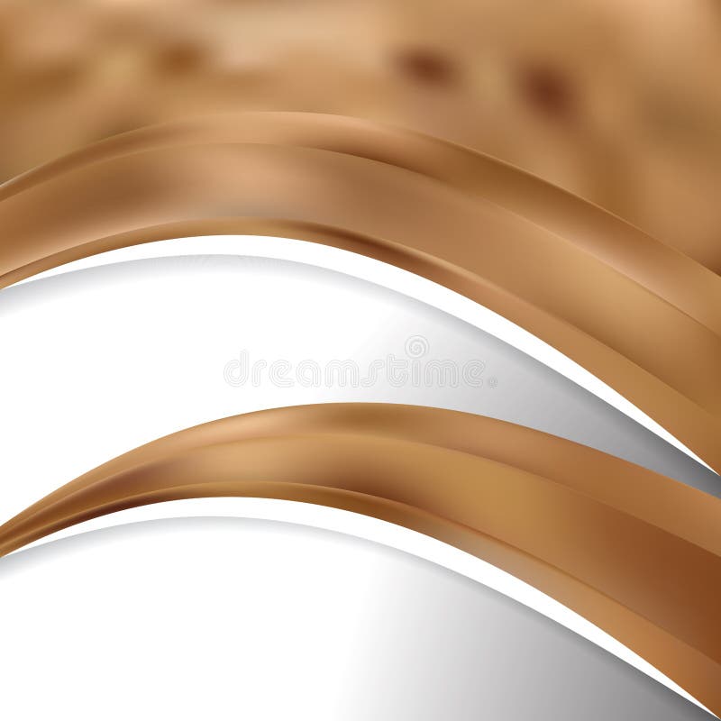 Brown Wave Business Background Vector Illustration Stock Vector ...