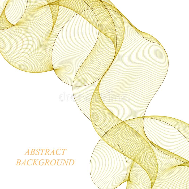 Brown Wave.Decoration Element. Presentation Template. Layout for ...