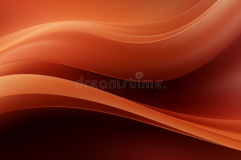 Brown Wave Gradient Color Background. Brown Curve Banner Design. Stock ...
