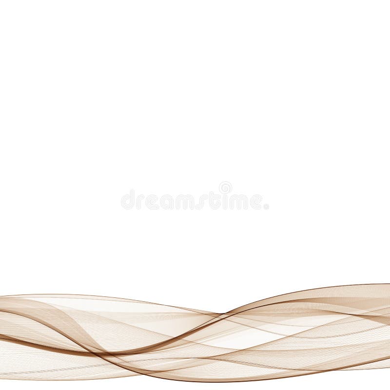 Brown Wave. Vector Layout for Advertising. Eps 10 Stock Vector ...