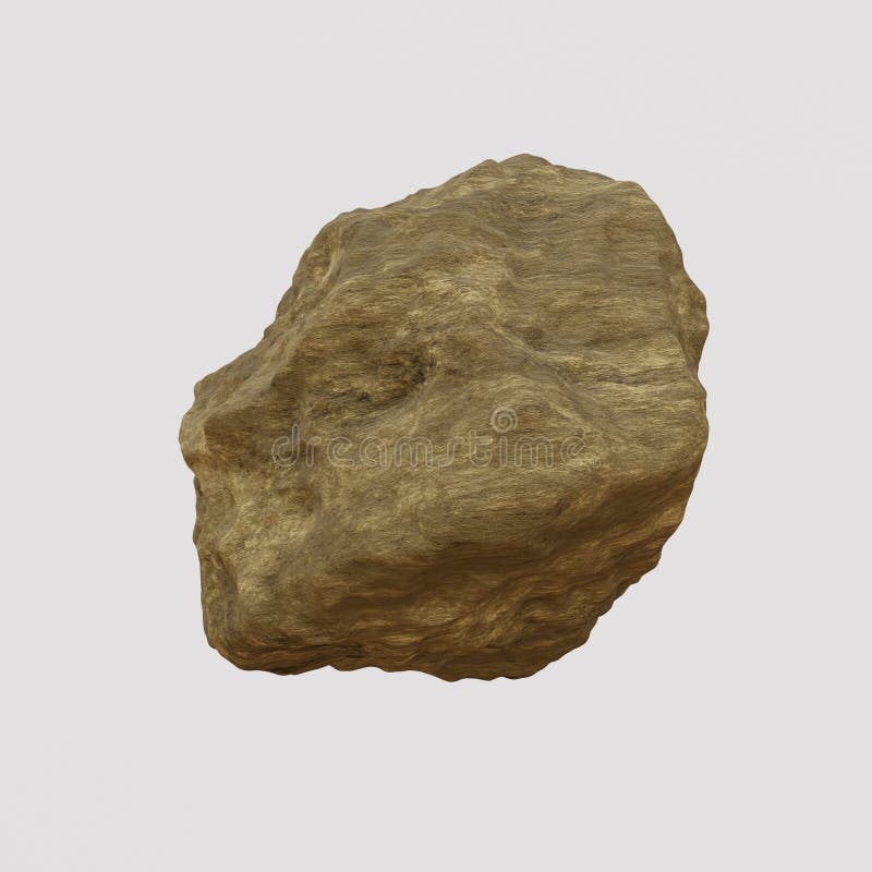 Brown Weathered Rock. Stone Sample Stock Image - Image of sample, stone ...