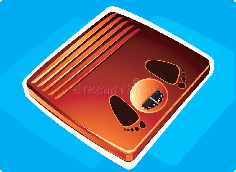 Brown Weighing Scale Picture. Image: 3495770