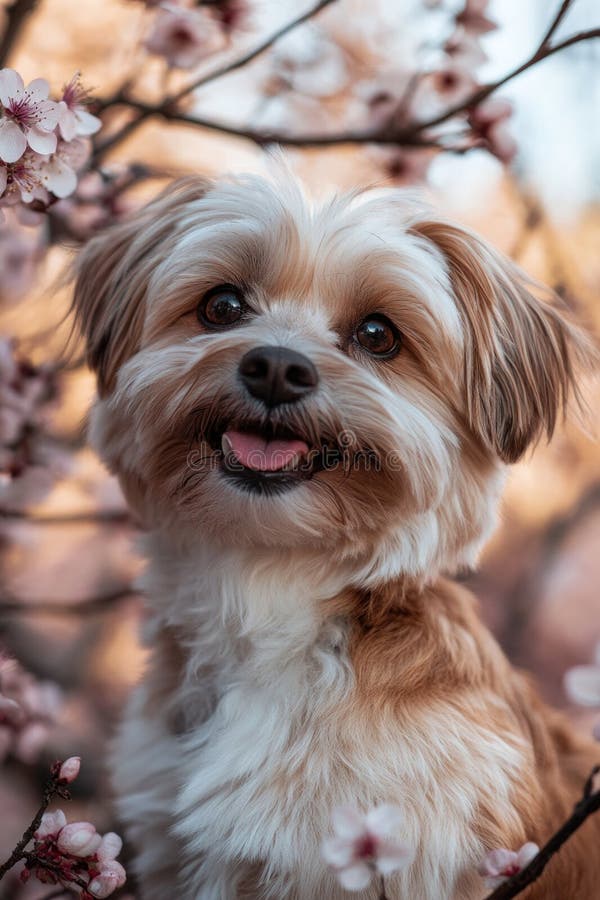 Brown White Dog Tree Perch Stock Photos - Free & Royalty-Free Stock ...