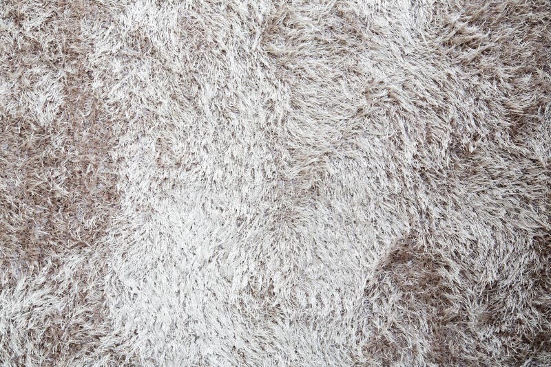 Brown an White Fur Carpet Background Stock Image - Image of fabric ...