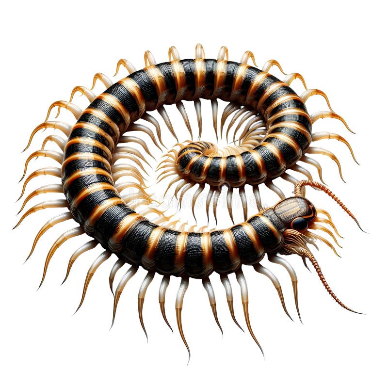 A Brown and White Insect with Long Legs and Antennae. Stock ...