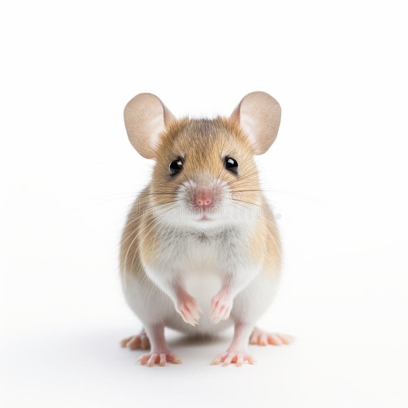 Brown and White Mouse in Vignette Style: a High-key Lighting ...