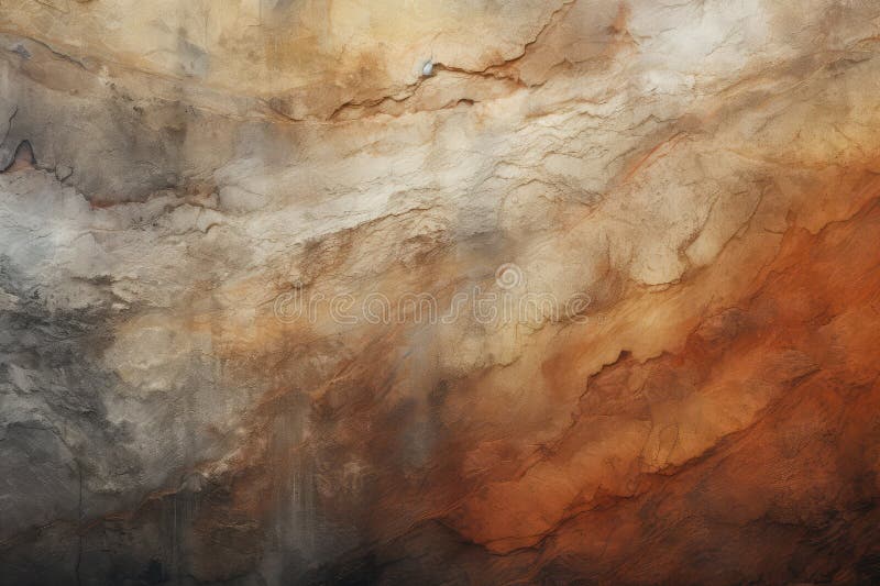 Brown and White Patterned Rock Wall Stock Illustration - Illustration ...