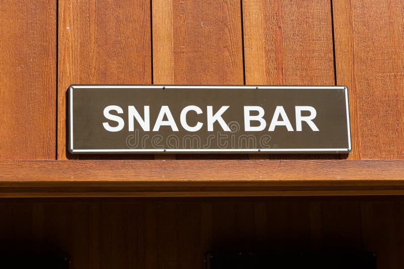 Snack bar sign stock image. Image of copy, coffee, cold - 11839737