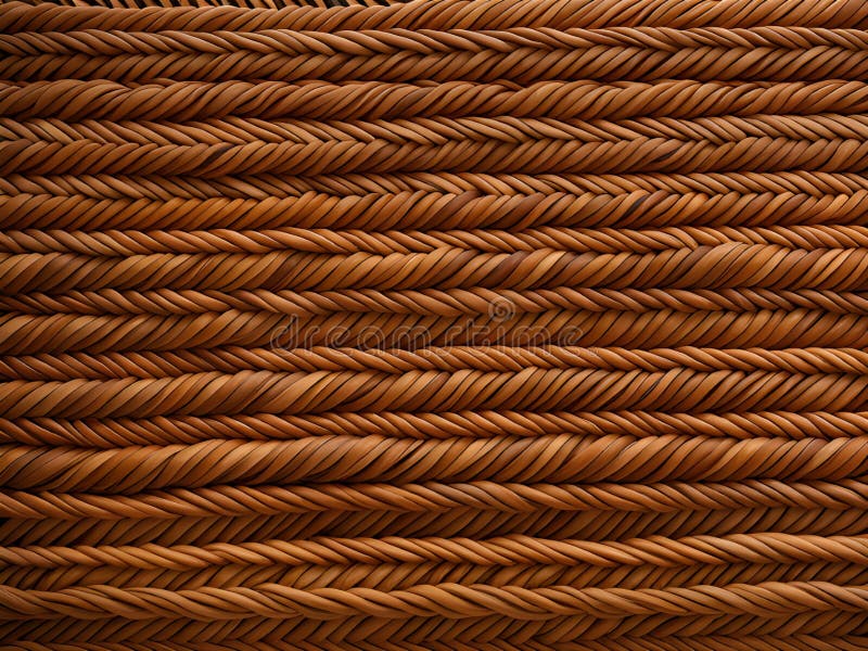 Brown Wicker Basket Texture Background Stock Illustration ...