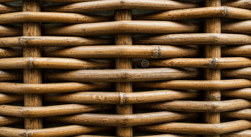 Brown Wicker Basket Weave Texture Background Stock Illustration - Illustration of pattern, grid ...