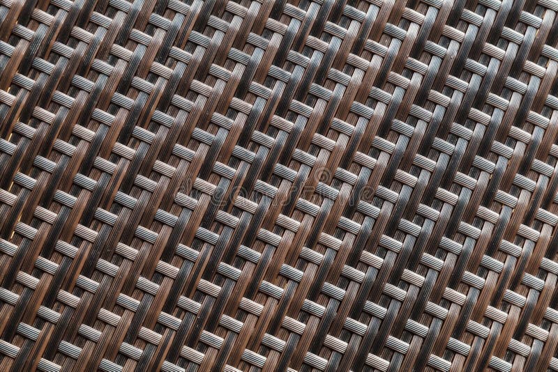 Brown Wicker Pattern, Plastic Furniture Surface Stock Photo - Image of ...