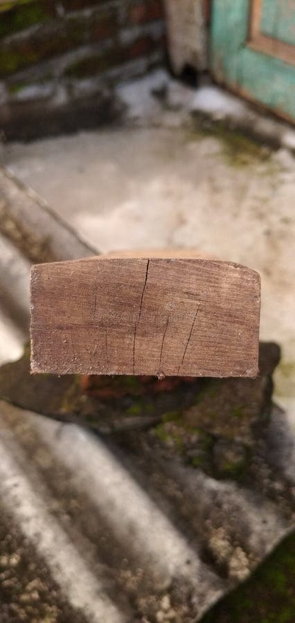 Brown Wood Blocks are Used for Craft Materials Stock Image - Image of ...