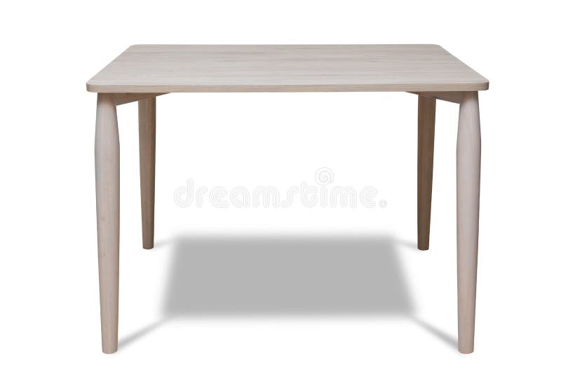 Brown wood table stock photo. Image of equipment, modern - 177287438