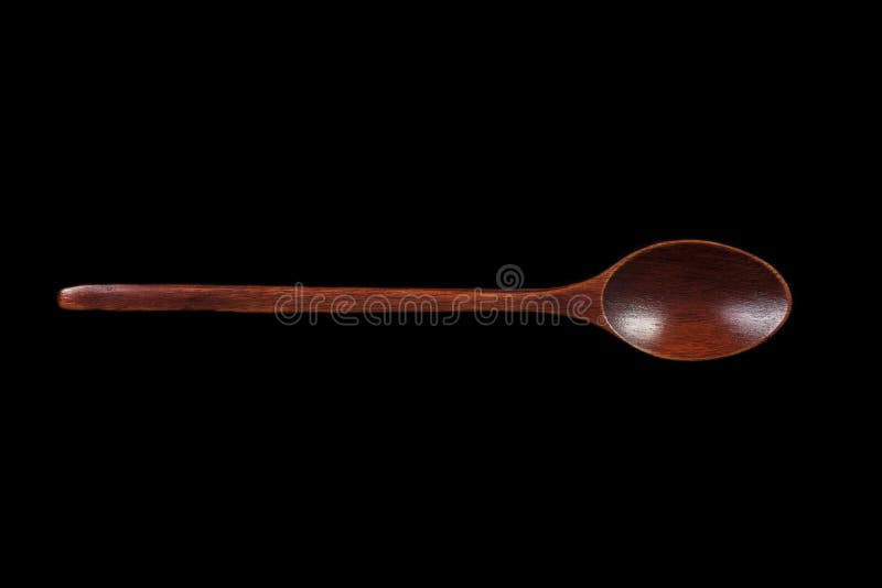 Isolated Brown Spoon stock image. Image of equipment - 101698617