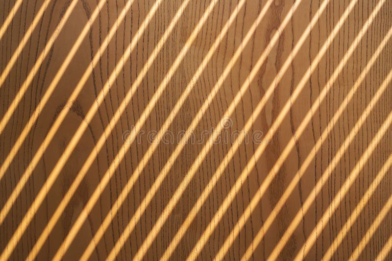 Brown Wood Texture with Shadow from Blinds Stock Image - Image of ...