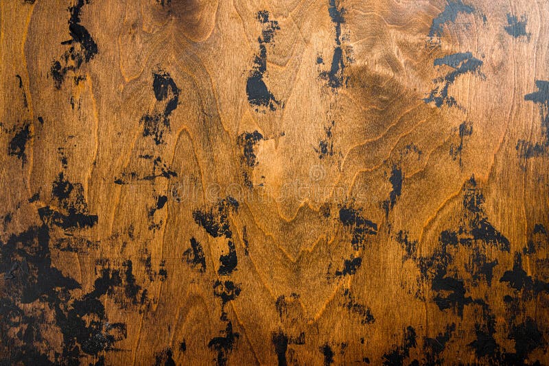 Brown Wooden Background with Black Spots Texture Stock Image - Image of ...