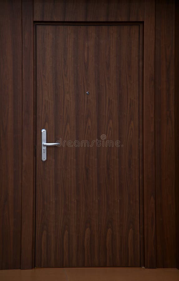 Brown wooden door stock image. Image of entrance, door - 27011865
