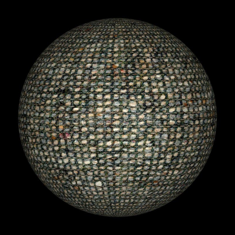Brown Wool Fabric Sphere Black Background Stock Photo - Image of sphere ...