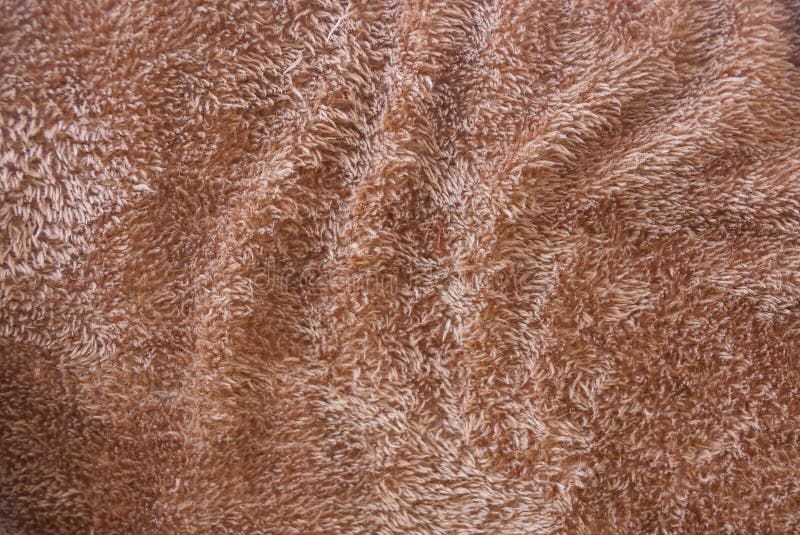 Brown Wool Texture from a Piece of Crumpled Clothes Stock Image - Image ...