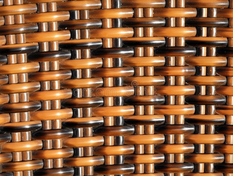 Brown Woven Rattan Background Pattern Texture Stock Image - Image of ...