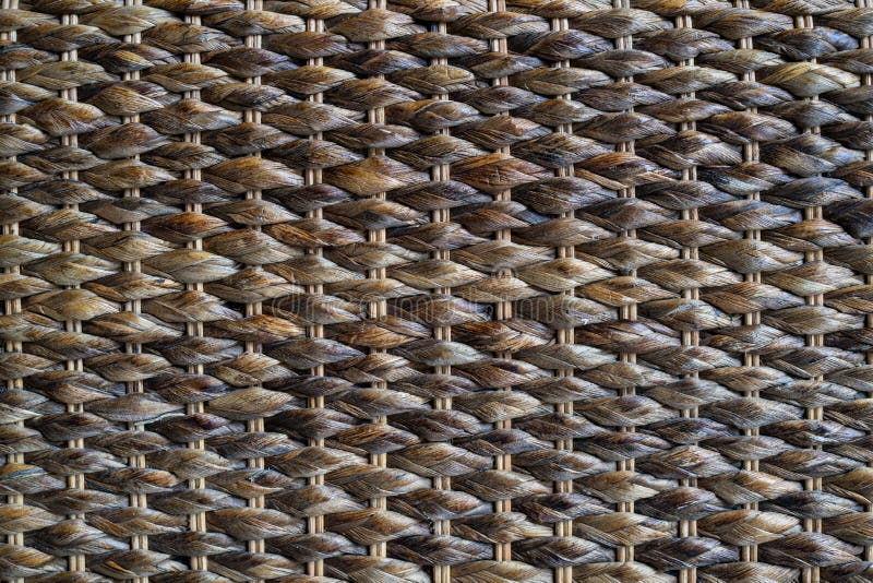 Brown Woven Rattan with Natural Patterns Texture Background Stock Image ...