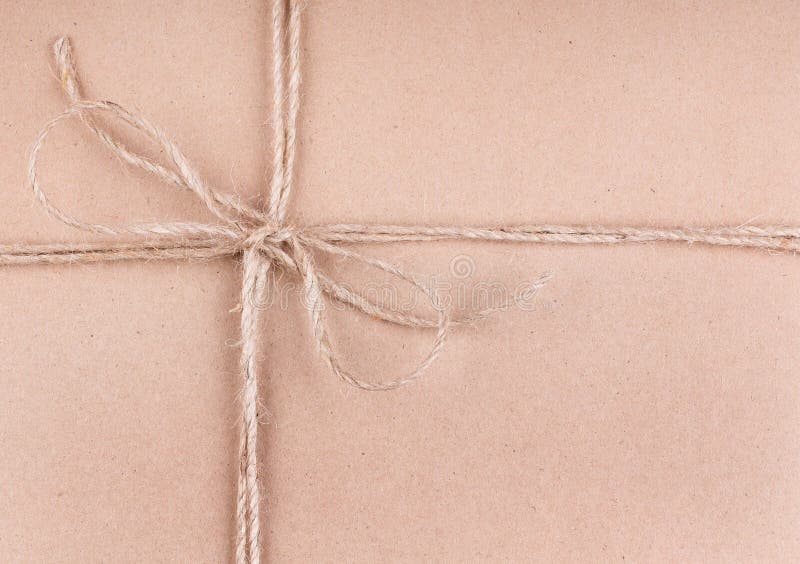 Brown Wrapping Paper Background Stock Photo - Image of present, plain ...