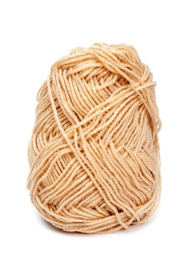 Brown Yarn Wool for Knitting Stock Photo - Image of string, housework ...