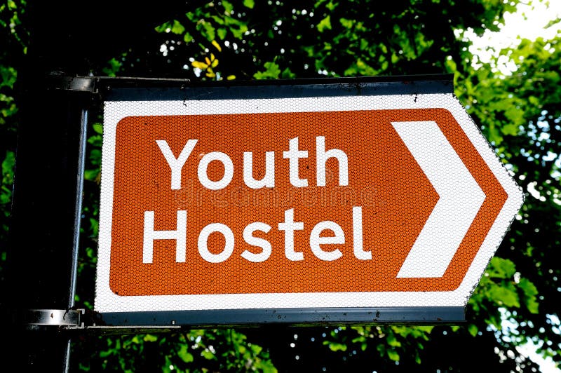 Youth Hostel Sign Direction To Bothy Hotel for Walkers Tourists in ...