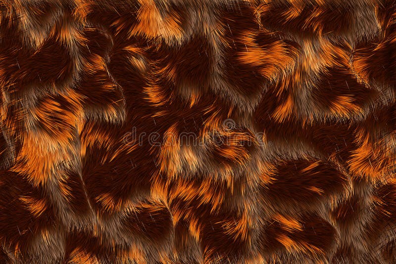 Brownish Abstract Fur Texture Background Stock Illustration ...
