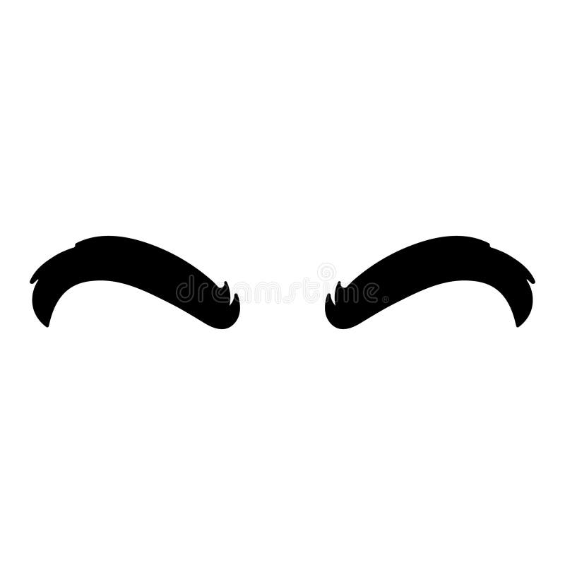 Brows Icon Vector. Eyebrow Illustration Sign. Forehead Symbol or Logo ...