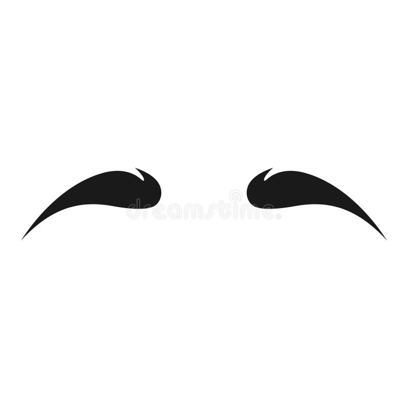 Brows Icon Vector. Eyebrow Illustration Sign. Forehead Symbol or Logo ...