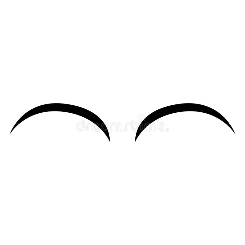 Brows Icon Vector. Eyebrow Illustration Sign. Forehead Symbol or Logo ...