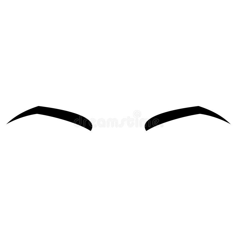 Brows Icon Vector. Eyebrow Illustration Sign. Forehead Symbol or Logo ...