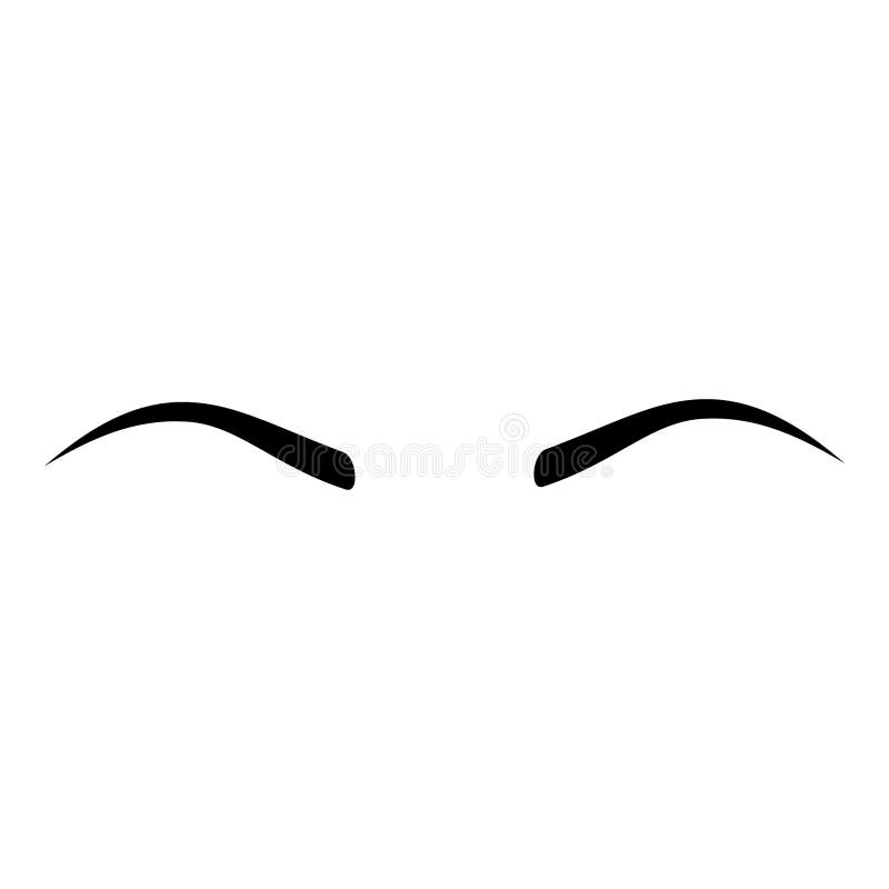 Brows Icon Vector. Eyebrow Illustration Sign. Forehead Symbol or Logo ...