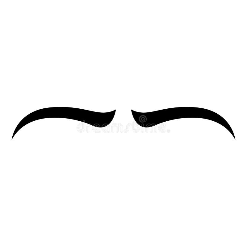 Brows Icon Vector. Eyebrow Illustration Sign. Forehead Symbol or Logo ...