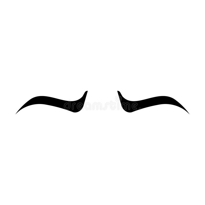 Brows Icon Vector. Eyebrow Illustration Sign. Forehead Symbol or Logo ...
