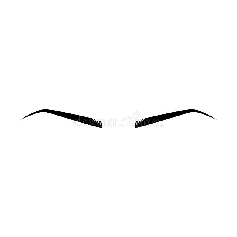 Brows Icon Vector. Eyebrow Illustration Sign. Forehead Symbol or Logo ...