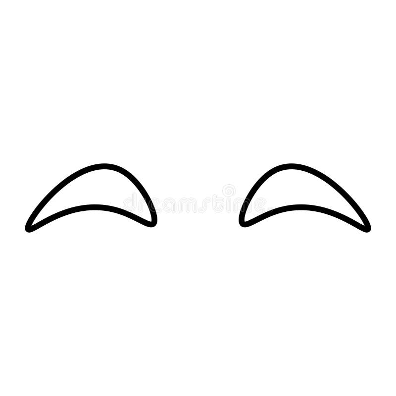 Brows Icon Vector. Eyebrow Illustration Sign. Forehead Symbol or Logo ...