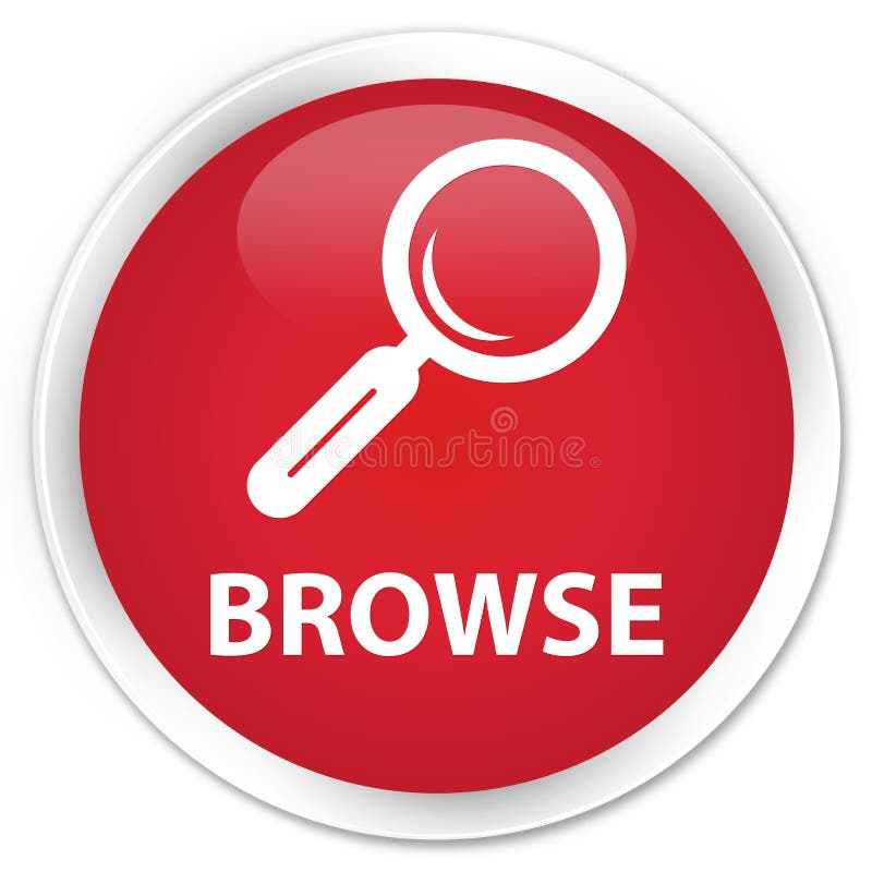 Browse Premium Red Round Button Stock Illustration - Illustration of ...