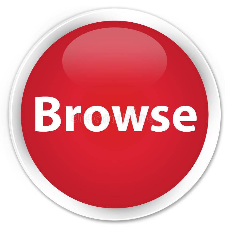 Browse Premium Red Round Button Stock Illustration - Illustration of ...