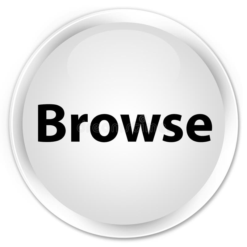 Browse Premium White Round Button Stock Illustration - Illustration of ...