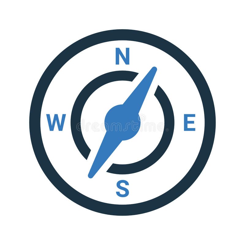 Browser, Compass Icon. Simple Editable Vector Illustration Stock Vector ...