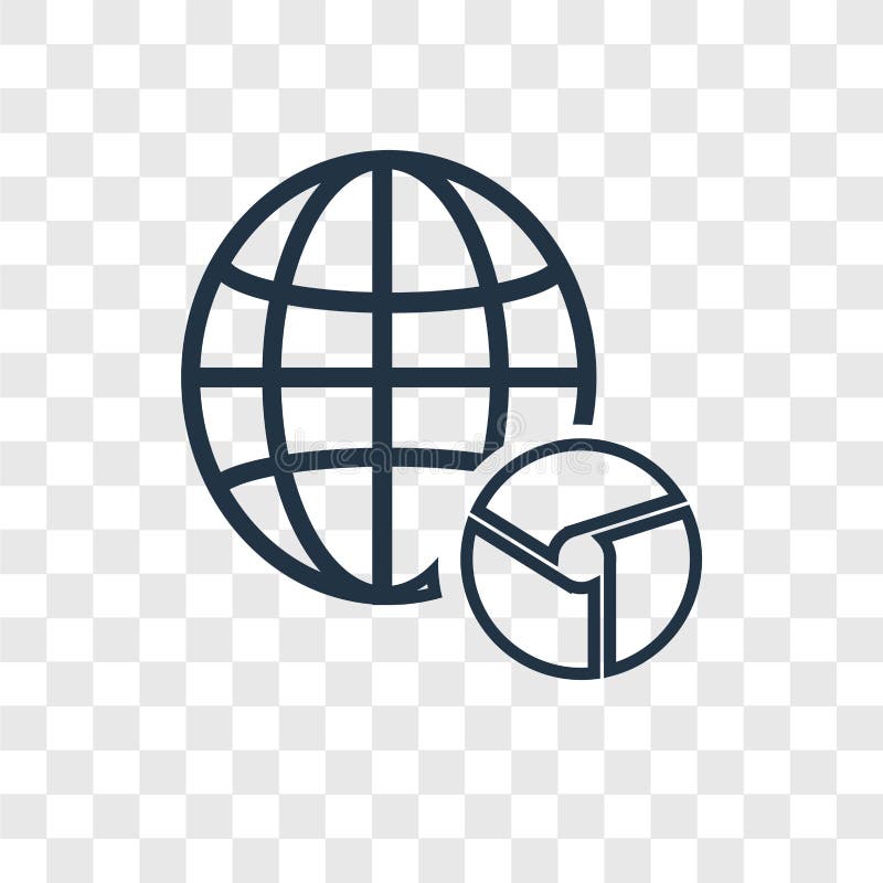 Browser Concept Vector Linear Icon Isolated on Transparent Background ...