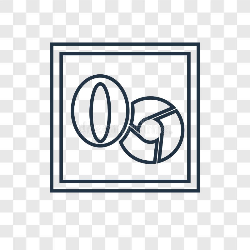 Browser Concept Vector Linear Icon Isolated on Transparent Background ...