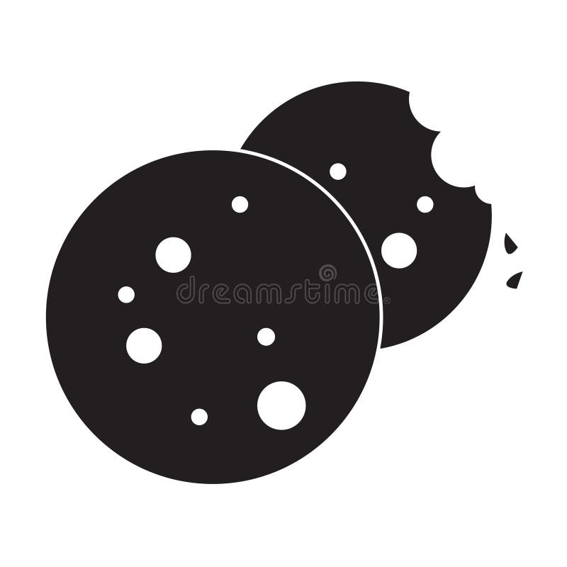 Browser Filled Cookies Icon Stock Vector - Illustration of cracker ...