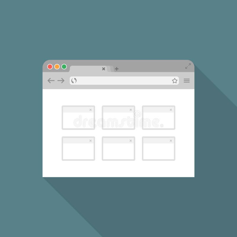 Browser flat icon stock vector. Illustration of data - 82635988