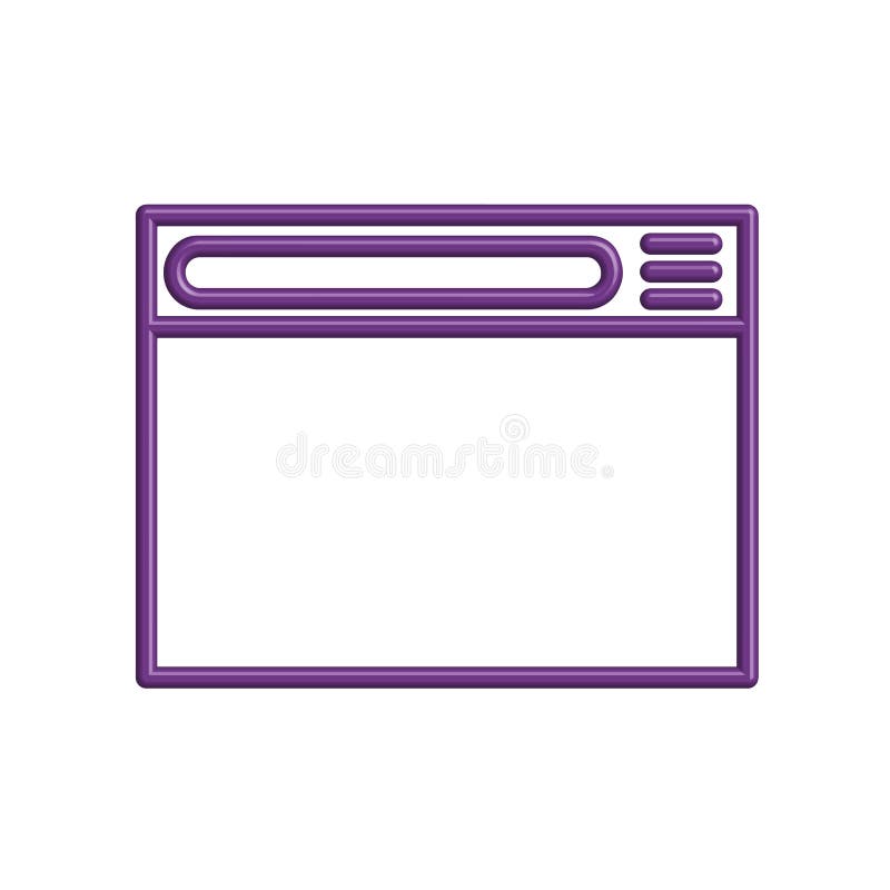 Browser Icon Design Template Stock Illustration - Illustration of ...