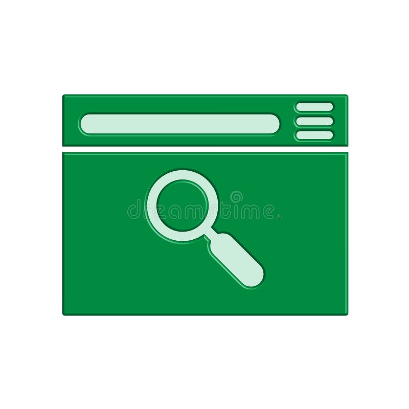 Browser Icon Design Template Stock Illustration - Illustration of ...