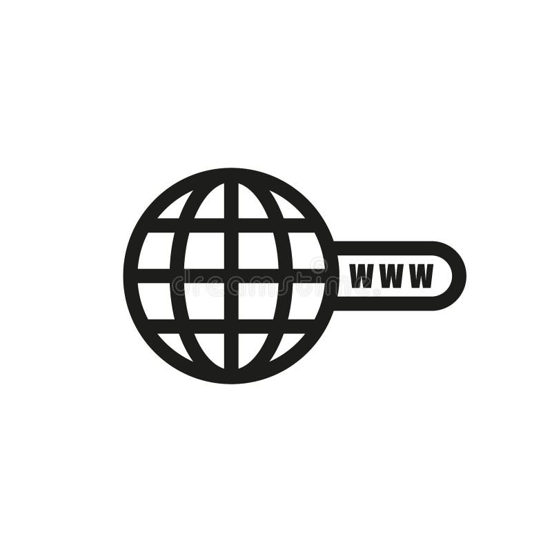 Browser Icon. Simple Vector Illustration on a White Background Stock ...